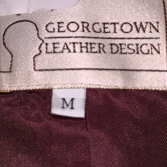 Jackets & Coats | Georgetown Leather Vintage Coat | Poshmark